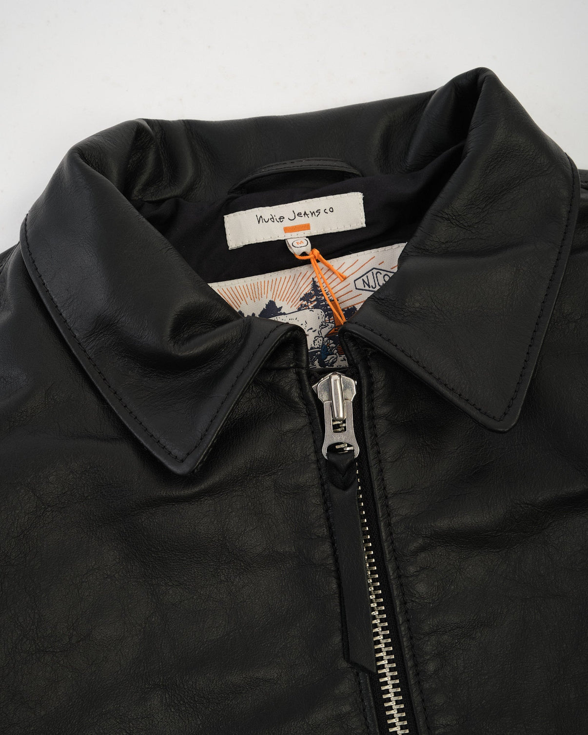 Eddy Rider Leather Jacket Black by Nudie Jeans Co - Meadow