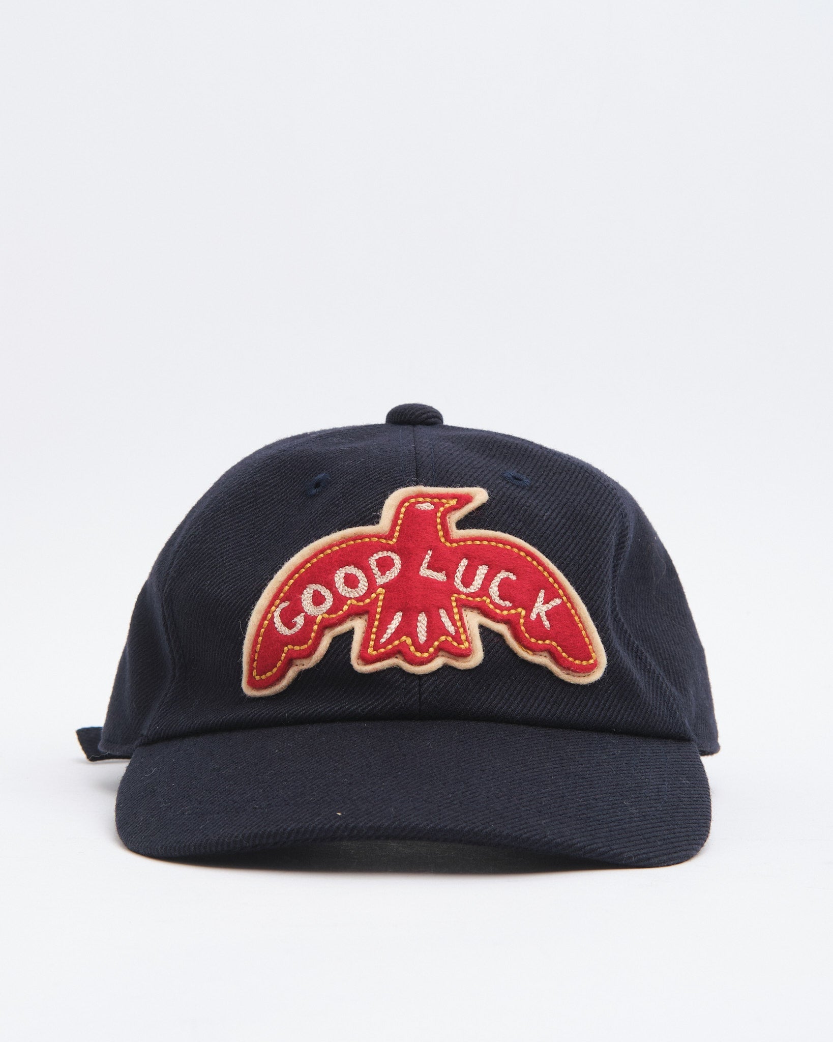 Good Luck Cap Navy by Maru Sankaku Peke - Meadow