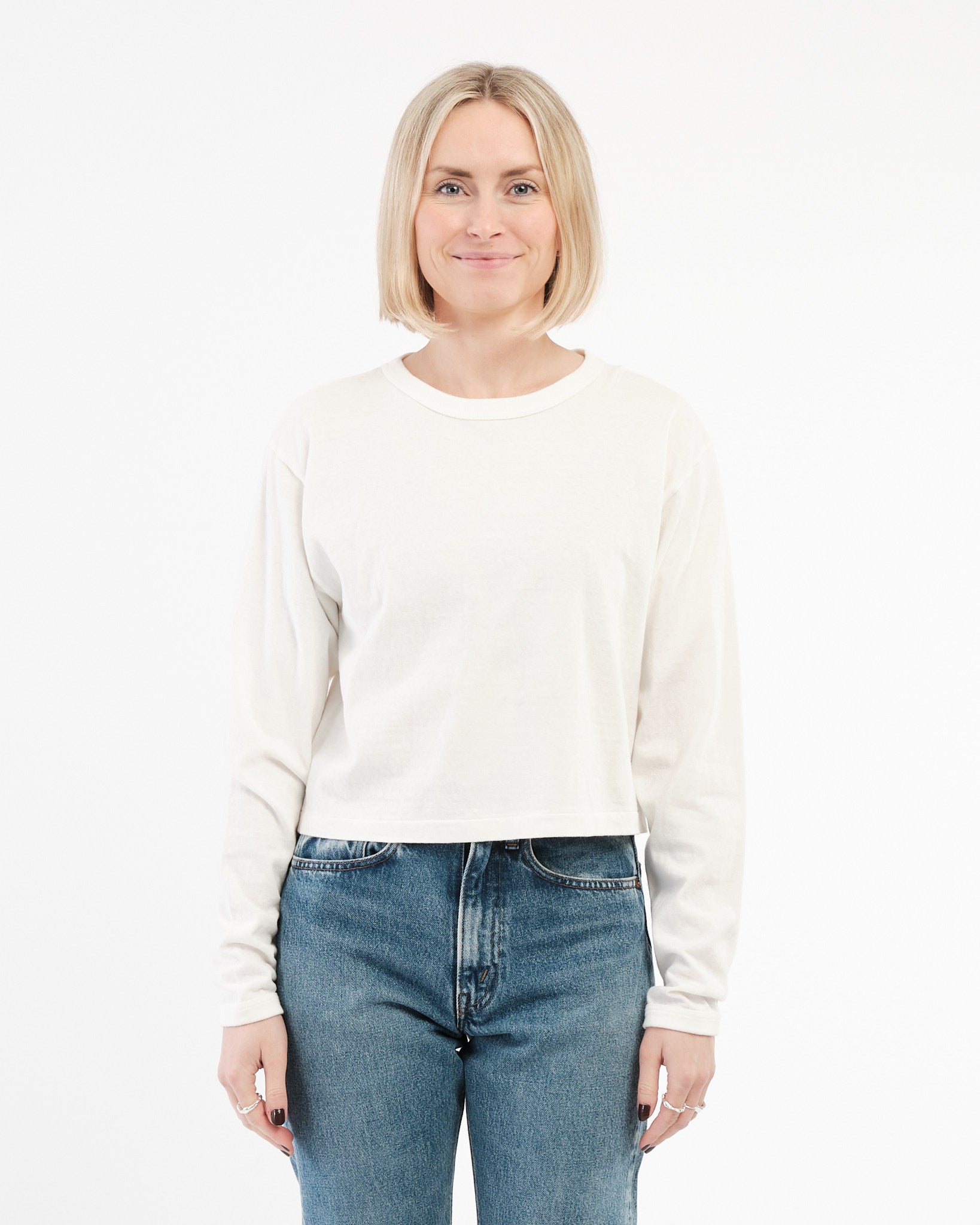Hi'aka LS T-Shirt Off White