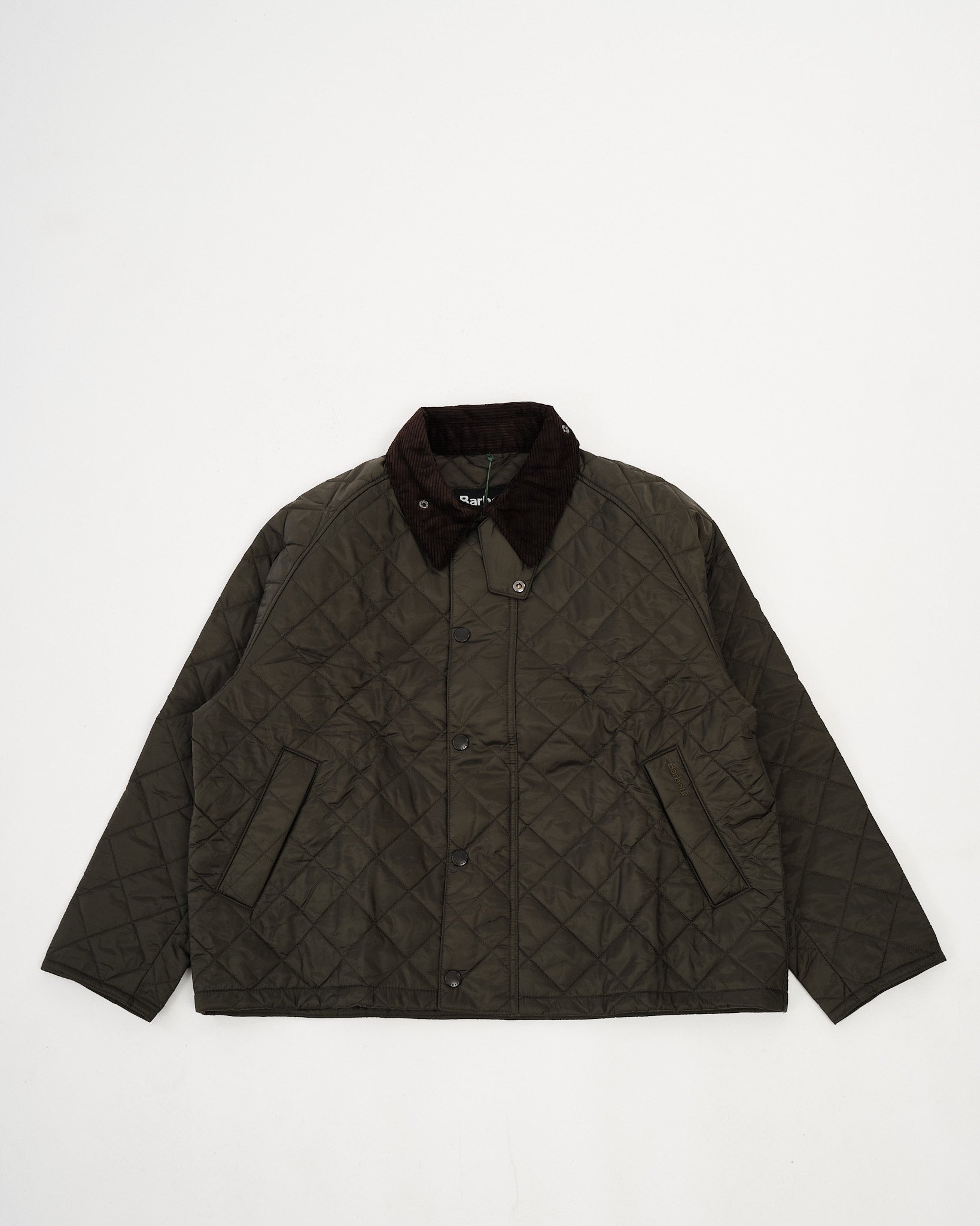 OS Transport Quilted Jacket Sage by Barbour - Meadow