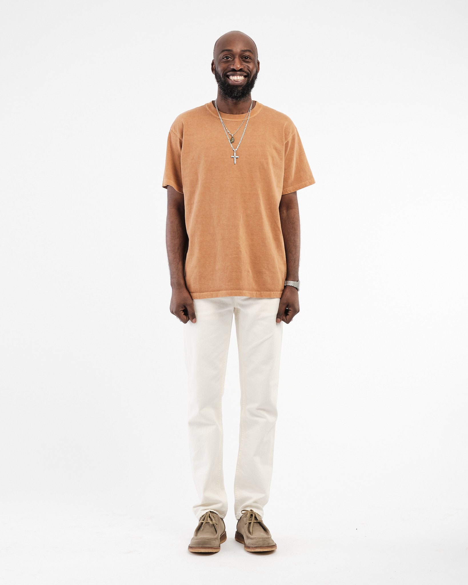 S/S Crew Tee P-Mocha by Good On - Meadow
