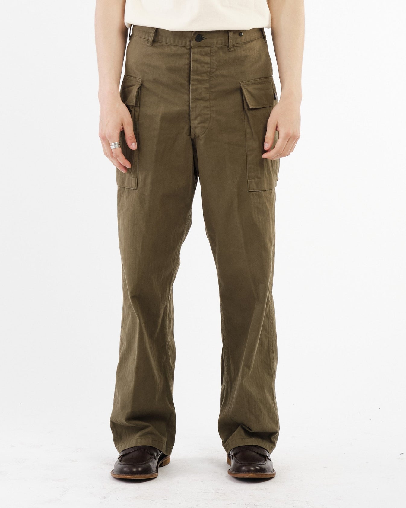 US Army 2 Pocket Cargo Army Green by orSlow ️ Meadow Store