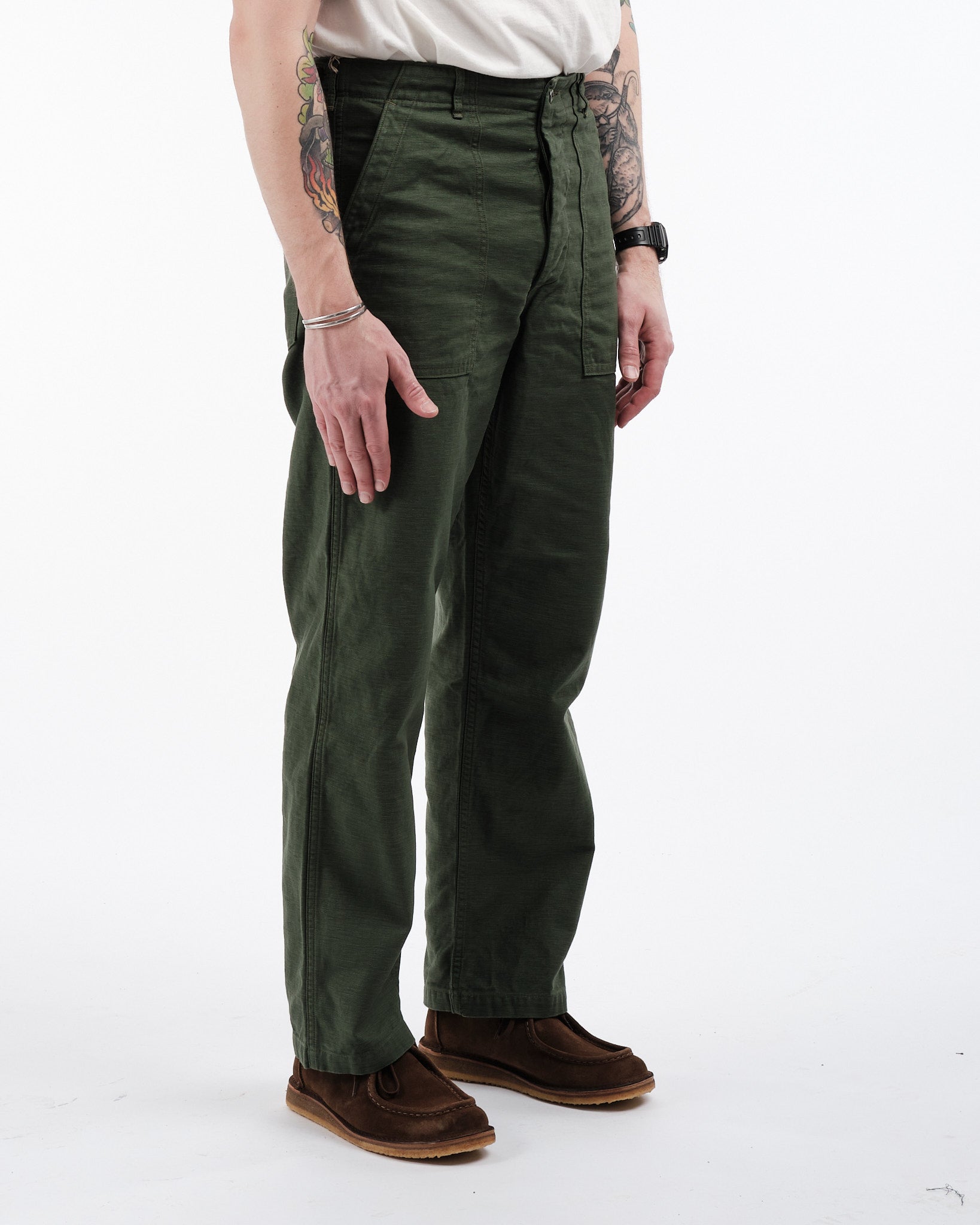 US Army Fatigue Pants Regular Fit Green by Orslow ️ Meadow