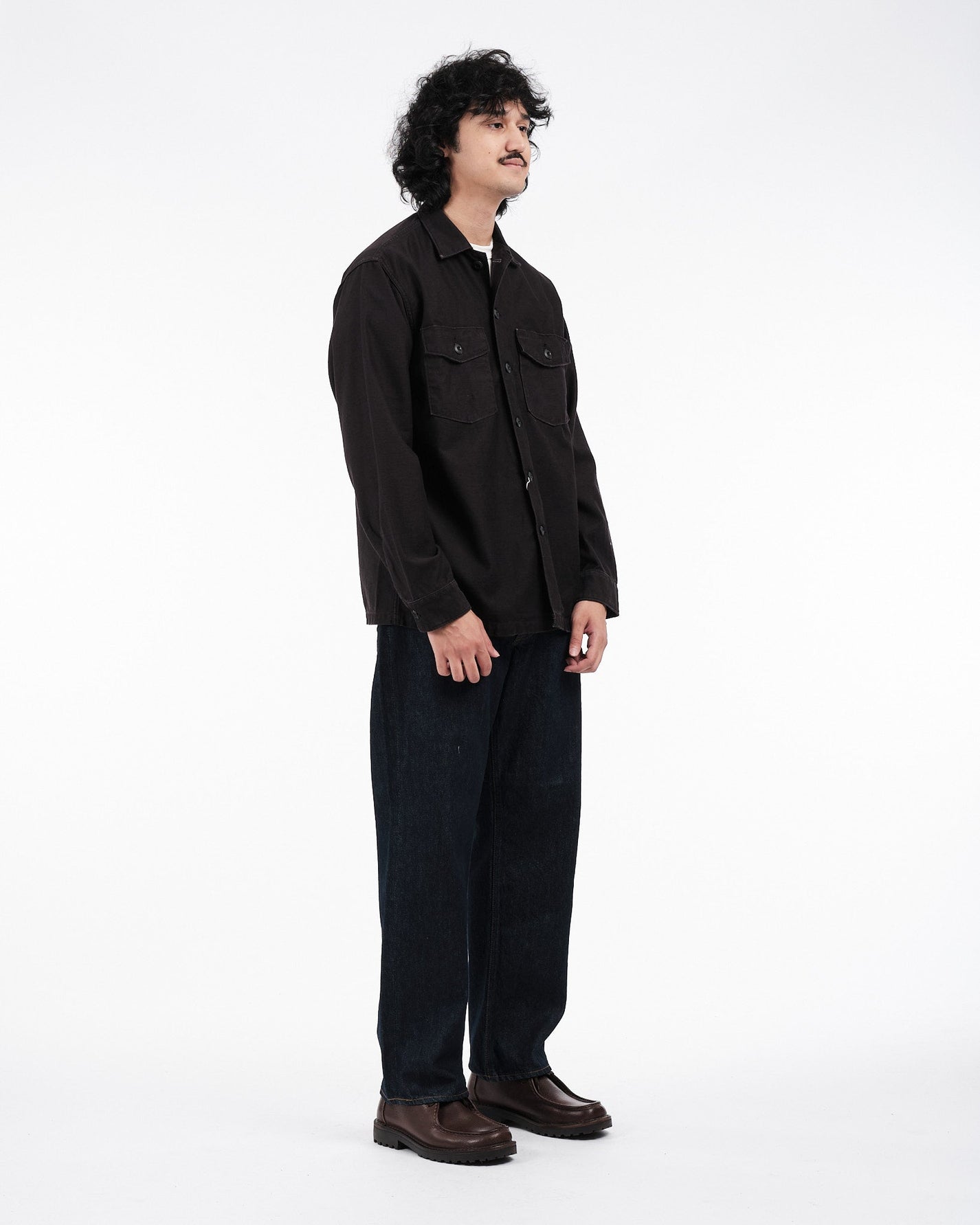 ORSLOW | US ARMY FATIGUE SHIRT BLACK | MEADOW