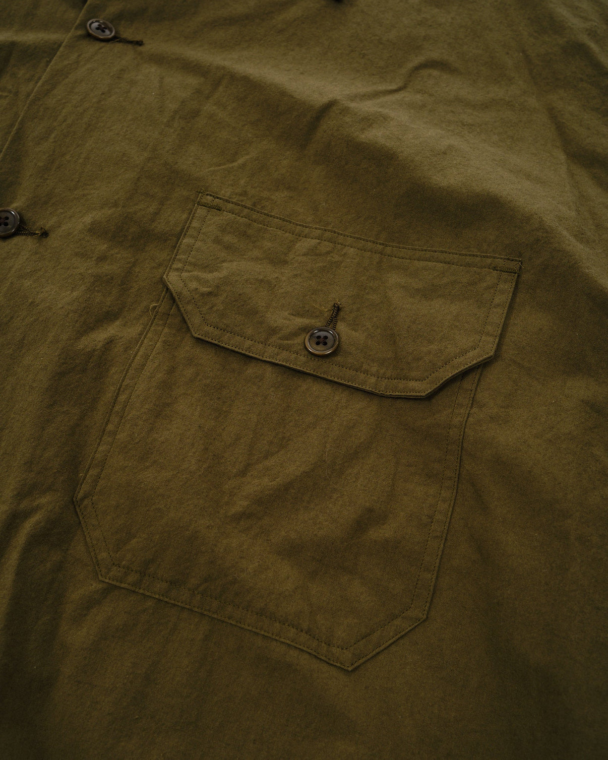 NANAMICA | Cotton Wool Deck Shirt Khaki | MEADOW
