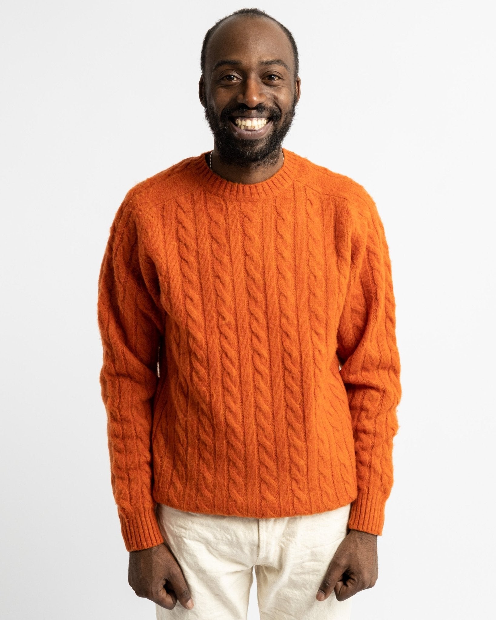 Beams+ Crew Cable Shaggy 5G Orange 45, Meadow Online Store