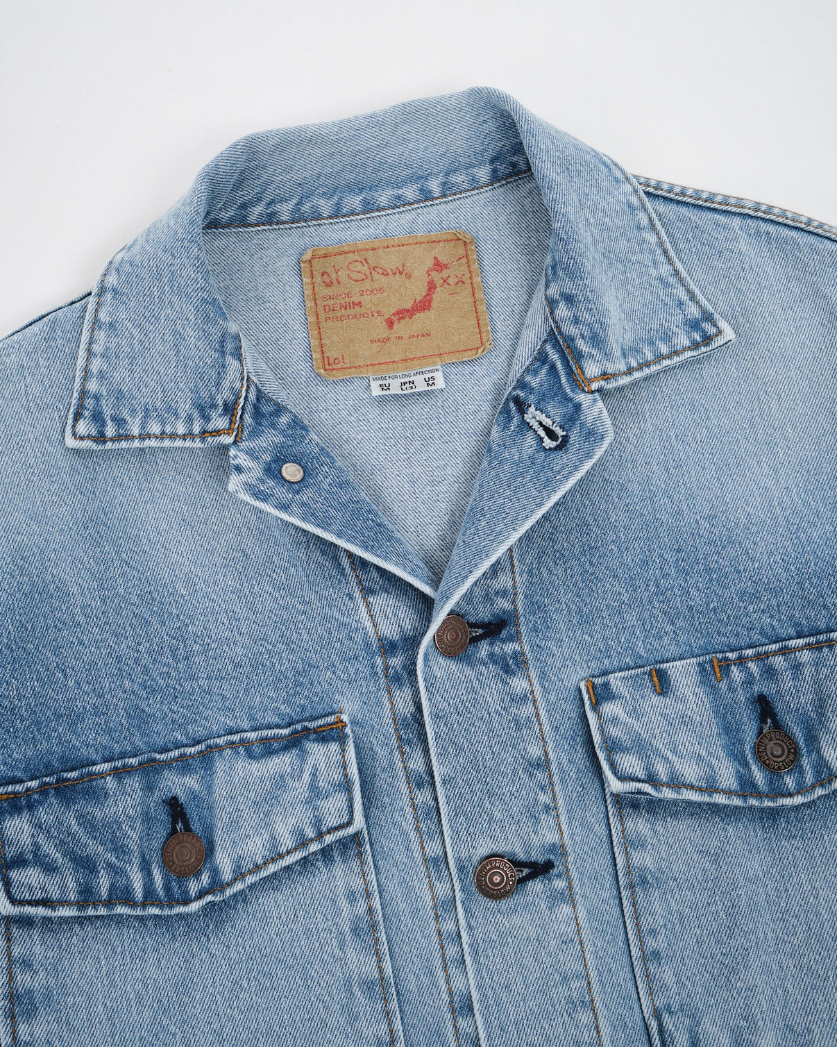 DENIM U.S ARMY SHIRT SKY BLUE by orSlow - Meadow