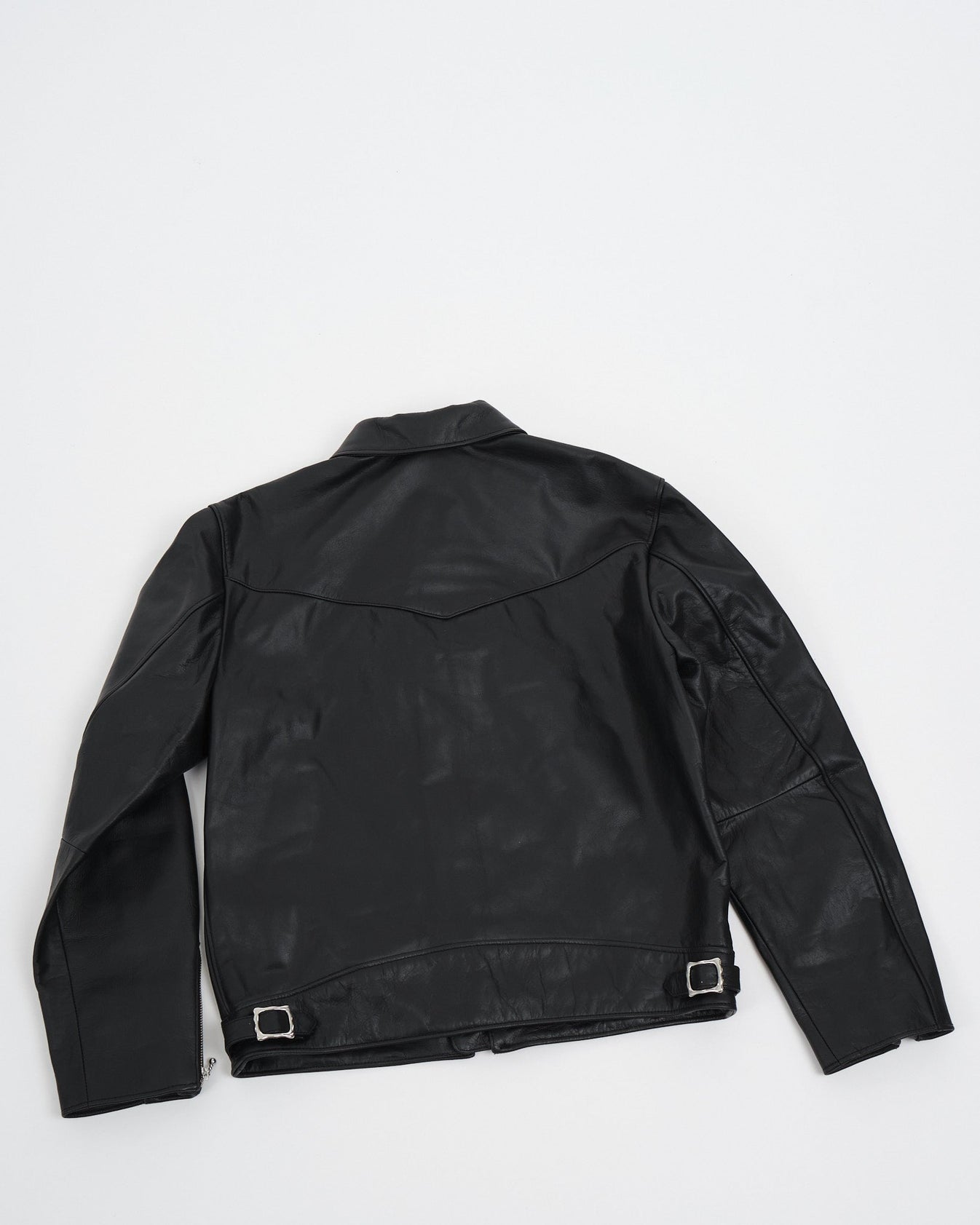 Nudie Jeans Co | Eddy Rider Leather Jacket Black | Meadow Online Store