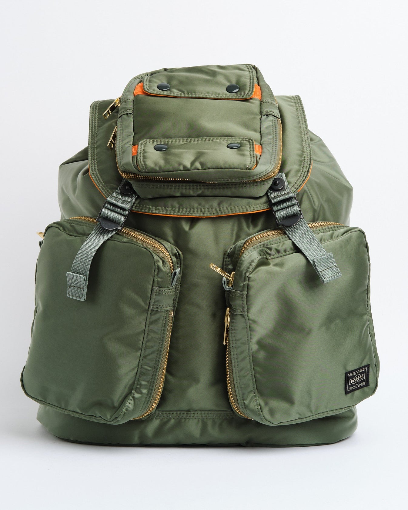 Tanker Rucksack Sage Green + by Porter by Yoshida - Meadow