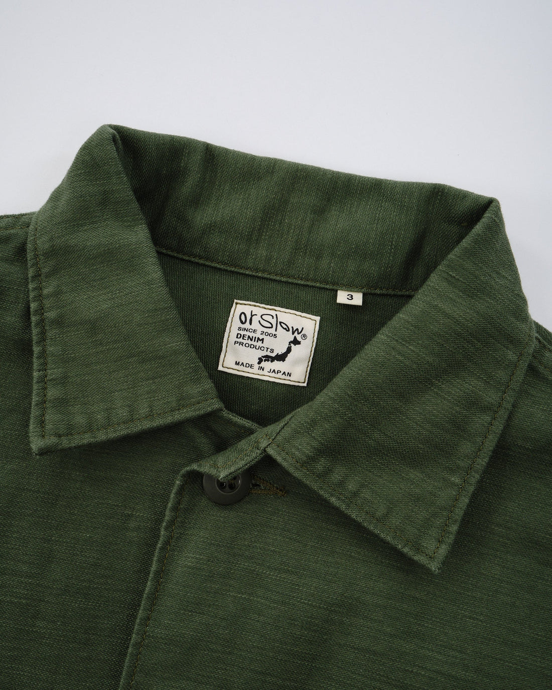 OrSlow | US ARMY FATIGUE SHIRT GREEN | Meadow