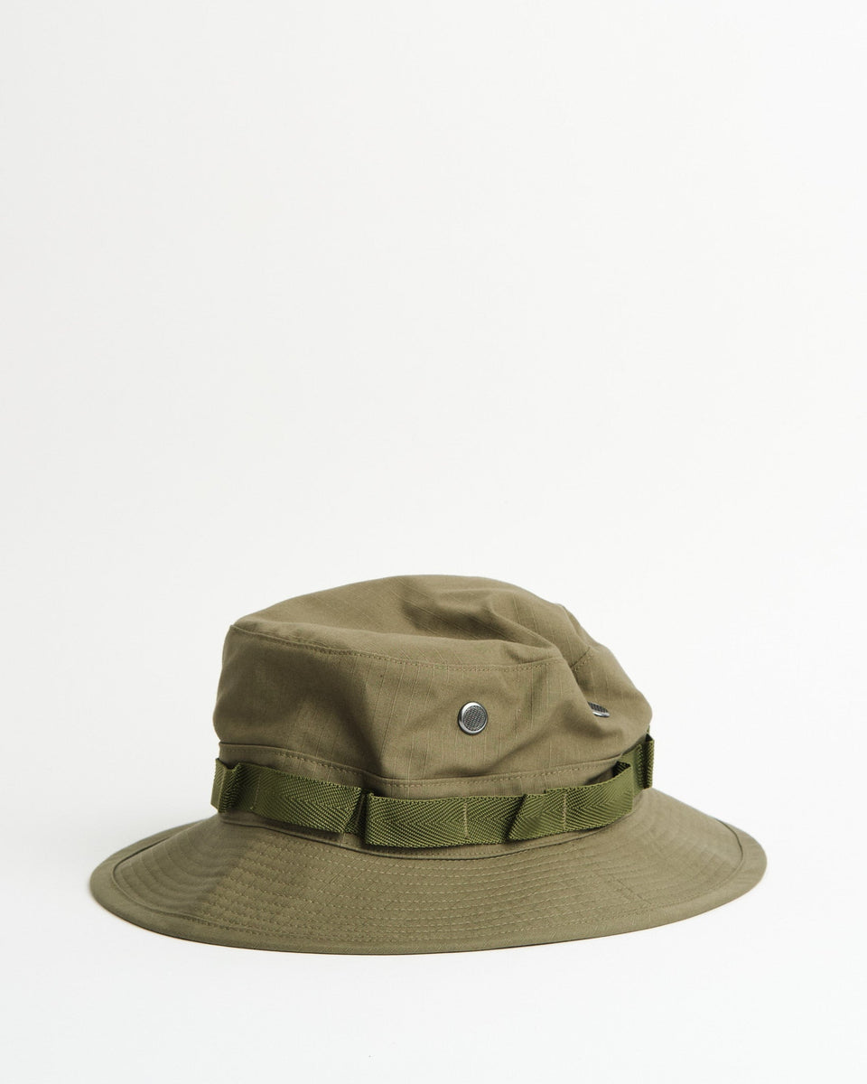 US ARMY JUNGLE HAT RIPSTOP ARMY GREEN by Orslow ️ Meadow