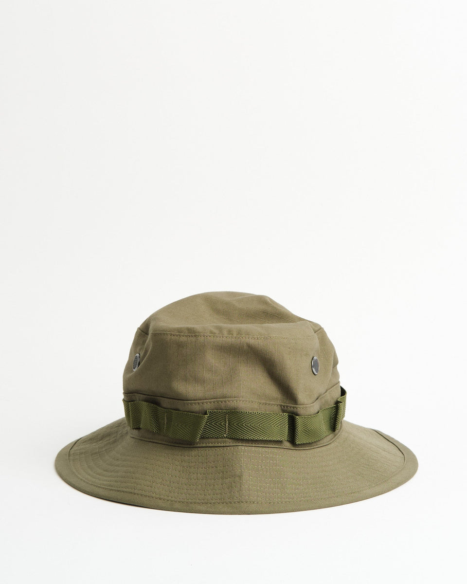 US ARMY JUNGLE HAT RIPSTOP ARMY GREEN by Orslow ️ Meadow